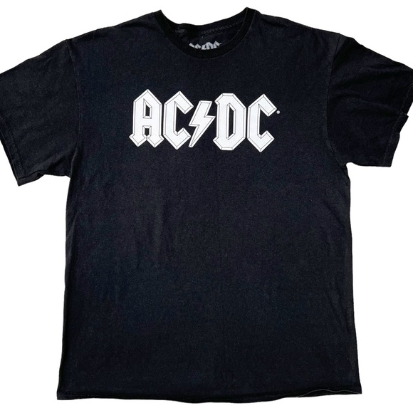 AC/DC | Shirts | Acdc Official Logo Short Sleeve Graphic Tshirt In ...